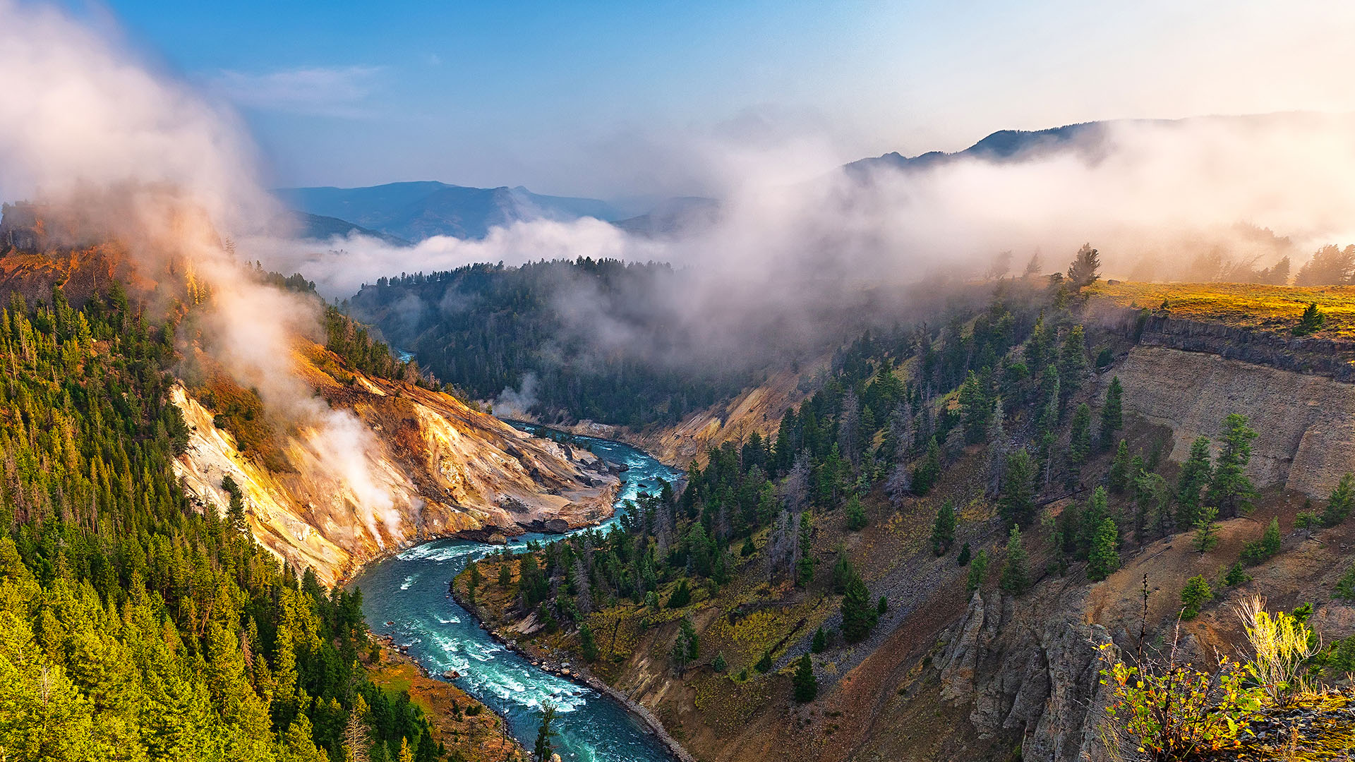Yellowstone National Park America