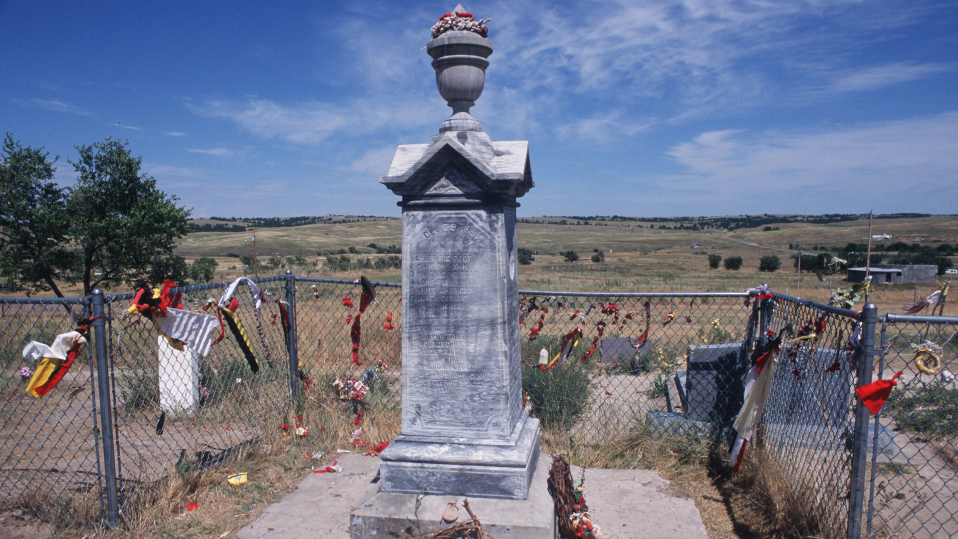 Wounded Knee Monument In Mt. Rushmore's Shadow: The Pine Ridge Oglala
