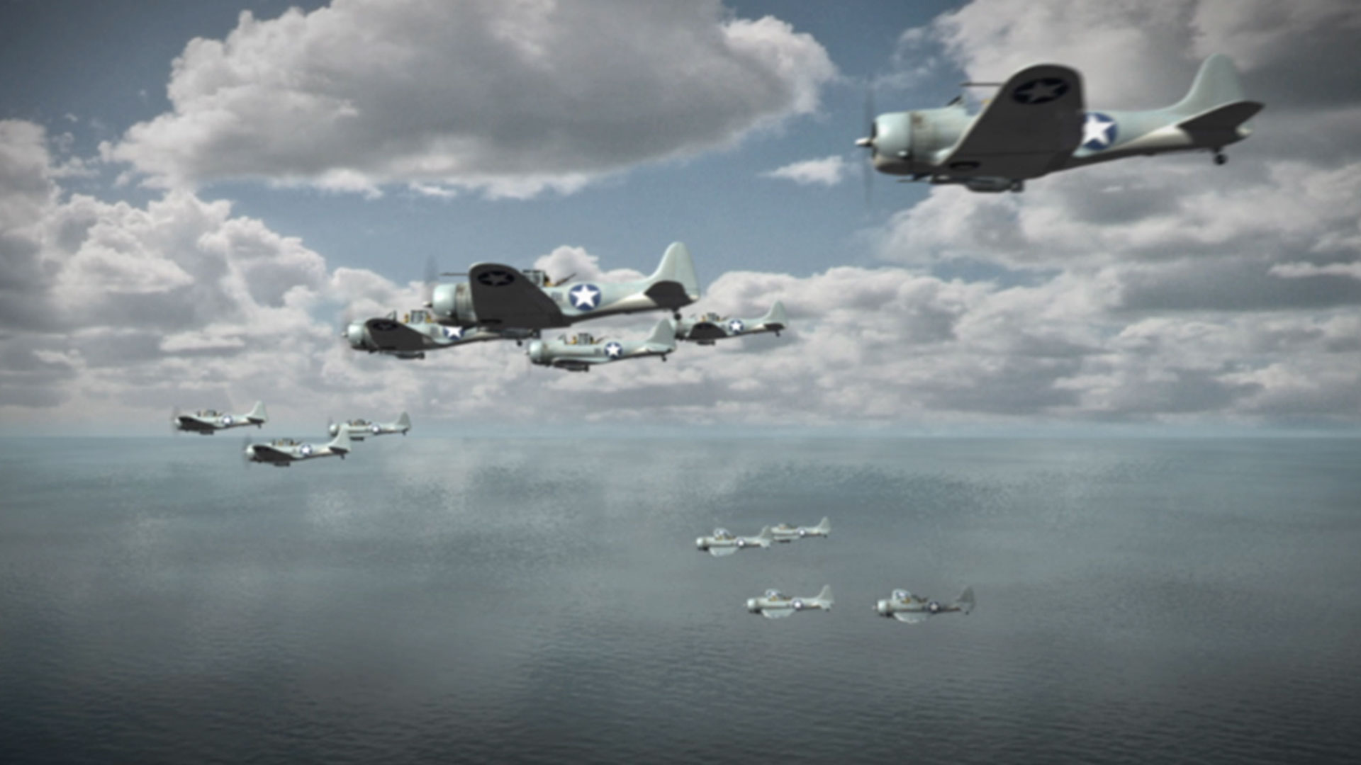 Battle Of Midway Color Photos